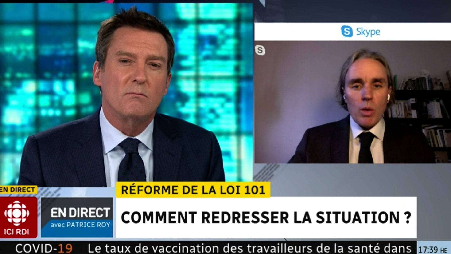 Frédéric Lacroix : Le français doit redevenir la langue de référence ...